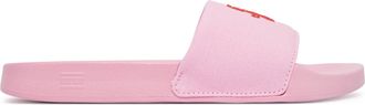 Tommy Hilfiger Pantoletten Tommy Hilfiger Th Script Pool Slide FW0FW09286 Rosa