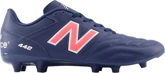 New Balance Fu&szlig;ballschuhe mit festem Boden f&uuml;r Herren, Synthetischer Stoff (Marine/Rot)
