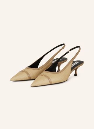 Victoria Beckham Slingpumps beige