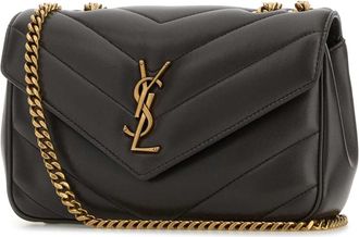Saint Laurent Loulou Shoulder Bag - Gray