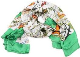 Queen Helena Écharpes à Motif pour Femme SC019 vert, Taille unique