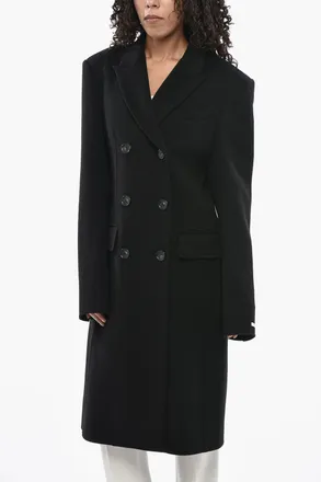 Max Mara SPORTMAX Doppelreihiger Mantel MORGANA aus reiner Wolle Max Mara