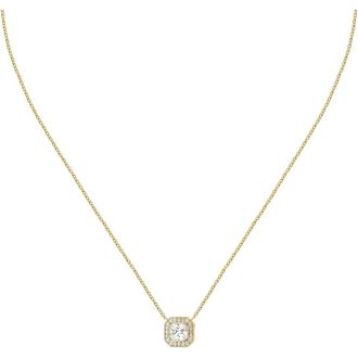 Cleor Collier en argent 925/1000 et zircon