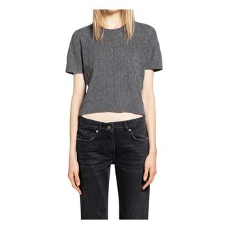The Garment Femme, Pulls, Gris, Taille: 32 FR Como Tee Mini Rib