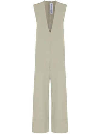 Gloria Coelho combinaison à col v - Tons neutres