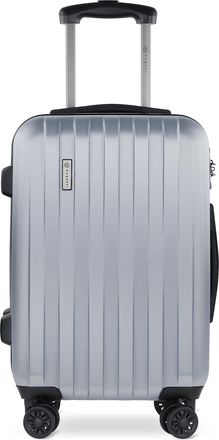 Bugatti Lima Hartschalenkoffer 58x38x23,5 cm, 33,8L, 4-Rollen mit TSA-Schloss, Silber