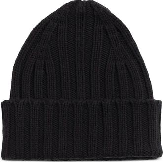 Chinti and Parker bonnet en maille côtelée - Noir