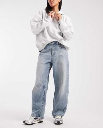 Cotton On Cotton On Curvy - Jean barrel - Bleu