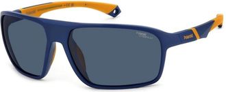 Polaroid Homme, Accessoires, Bleu, Taille: 64 MM PLD 7058/S Fll(7I) Lunettes de soleil