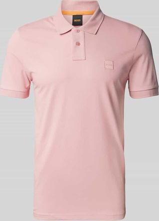 Boss Orange by Hugo Boss Slim Fit Poloshirt mit Label-Badge Modell Passenger