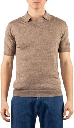 Gran Sasso Homme, Tops, Brun, Taille: XL Polo