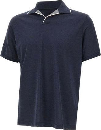 Paul & Shark Homme, Tops, Bleu, Taille: S Polo en maille fine