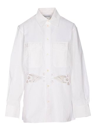 Marine Serre Hemd - Weiß