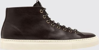 Buttero High-Top-Sneaker aus Glattleder mit Ton-in-Ton-Logo
