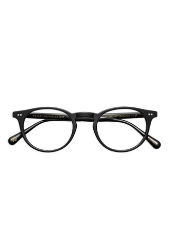 Moscot lunettes de vue Frankie &agrave; monture ronde - Noir