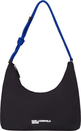 Karl Lagerfeld WomenS, Cord Nylon Shoulder Bag, Black, One size
