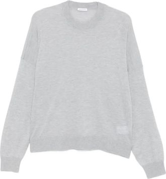 Iris Von Arnim pull à col rond - Gris