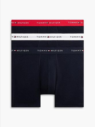 Tommy Hilfiger Lot de 3 boxers &agrave; ceinture contrast&eacute;e