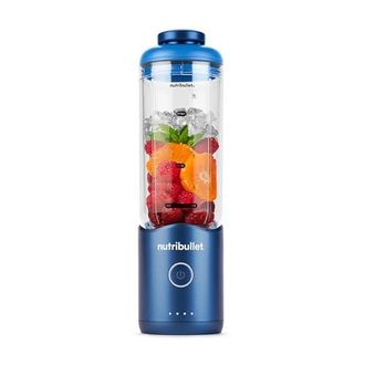 NutriBullet Flex 590ml - tragbarer Smoothie-Mixer mit Trinkdeckel, zerkleinert Eis und gefrorene Früchte, USB-C, Trageschlaufe, BPA-freier Becher, leicht zu reini
