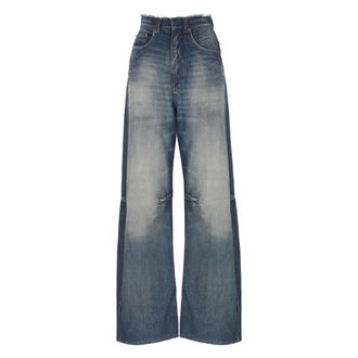 Maison Margiela Femme, Jeans, Bleu, Taille: W26 Jean large