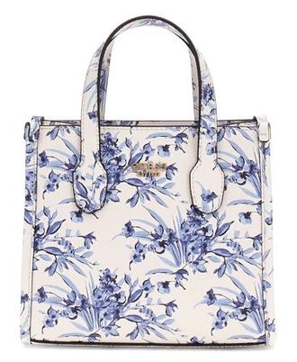 Guess Silvana Mini Two Compartment Tote Floral Multi