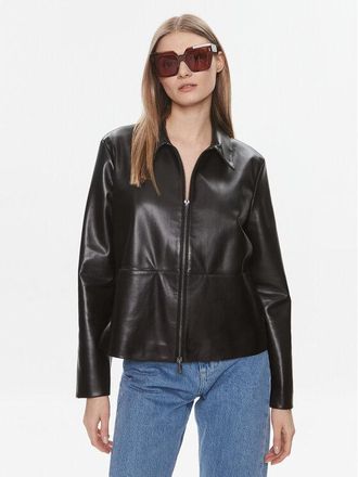 Calvin Klein Jacke aus Kunstleder K20K206311 Schwarz Relaxed Fit