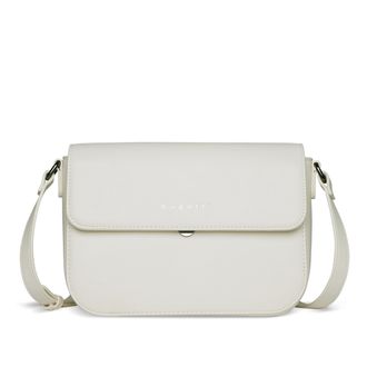 Bugatti Almata Damen Schultertasche M, Umhängetasche, Handtasche aus Kunstleder, beige