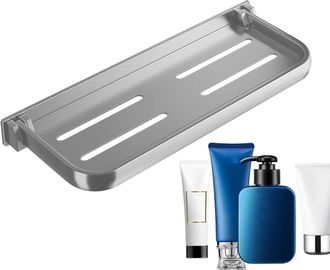 Generico Wandmontiertes - f&uuml;r Freizeitfahrzeuge mit Einer Gr&ouml;&szlig;e von 30 x 3 cm | Dusch-Organizer, faltbar, schwimmende Lagerorganisation, Paneelregal