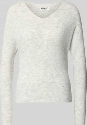 Only Regular Fit Pullover mit V-Ausschnitt Modell CAMILLA