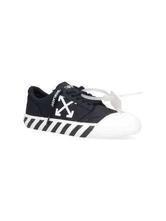 Off-white Mens Sneakers Black Upper: Cotton