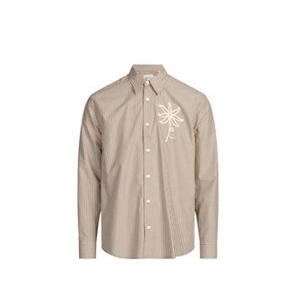 Nn.07 Chemise Quinsy droite ray&eacute;e en coton