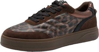 Tamaris Chaussures Plates &agrave; Lacets pour Femme, Mocca Comb, 40 EU