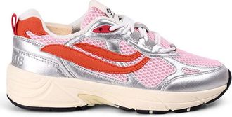 Genesis Damen vegan Sneaker G99 Multi Silber Orange Pink
