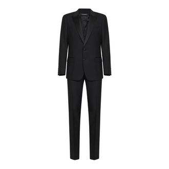 Dolce & Gabbana Dolce & Gabbana Kleider Black - - Suits - Herren - Schwarzk - XL