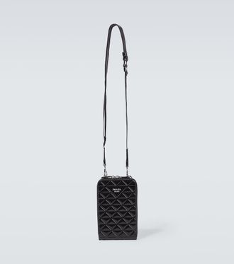 Prada Smartphone-Etui aus Leder