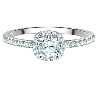 Trilani Ring - Sterling Silber Ring Zirkonia - Gr. 50 - in Silber - f&uuml;r Damen