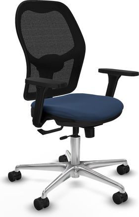 Piqueras y Crespo 24-Stunden-B&uuml;rostuhl mit 3D-Armen, h&ouml;henverstellbare Lendenwirbelst&uuml;tze, ausgestattet mit Syncro/Traslack und injiziertem Schaum. Mit Rollen von 65 mm