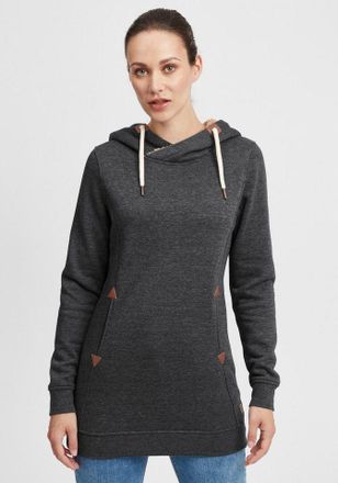Oxmo Hoodie OXVicky Sweat Pile Hoodie Long Kapuzenpullover lang geschnitten
