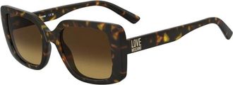 Love Moschino Femme, Accessoires, Brun, Taille: 52 MM Mol090/S 086(5U) Lunettes de soleil