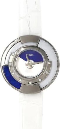 Fendi Montre Pre-owned - Femme - Pre-owned - Bleu - Taille: ONE Size