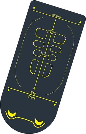 Generico Trainingsmatte - dickes, rutschfestes Pad | Trainingsmatte f&uuml;r Bauchtrainer - f&uuml;r Bauchtrainer, Pilates, Springen, Fitnessstudio zu Hause, Knieausr&uuml;st