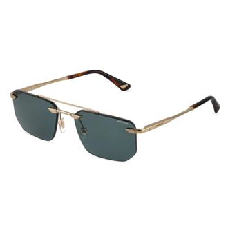 Police Splu76 0300 Sonnenbrille - - Accessories - Herren - Gelb - 57 MM