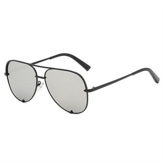 Generic Lunettes De Soleil Dext&eacute;rieur En M&eacute;tal For Hommes, Vacances, Conduite For Femmes, UV400(Silver)