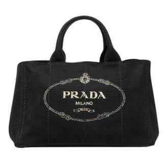 Prada Pre-owned Canvas Satchel - - Pre-owned - Damen - Schwarzk - ONE SIZE