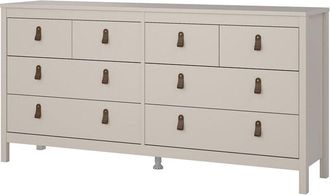 ebuy24 Madrid Kommode 8 Schubladen Cashmere