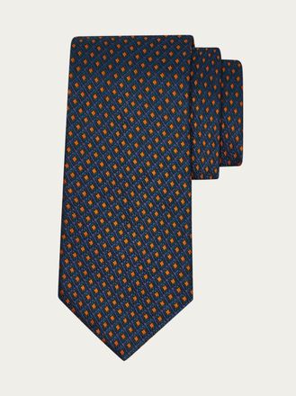 Ferragamo Herren Jacquard-Krawatte - Infinite Inspirations Gr&uuml;n