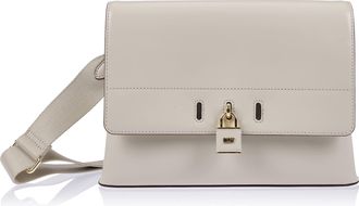 DKNY Womens Palmer Bag in Smooth Leather Crossbody, Pebble