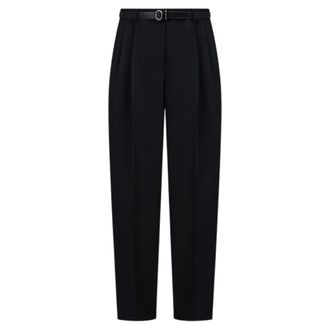 Jil Sander Lange G&uuml;rtelhose - - Trousers - Damen - Schwarzk - S