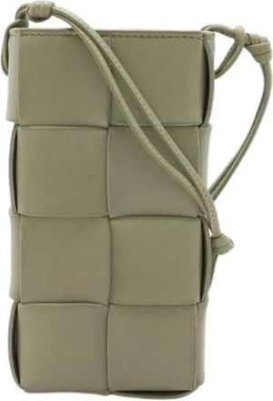 Bottega Veneta Pre-owned Sac bandouli&egrave;re Cassette Maxi Intrecciato en cuir - Femme - Pre-owned - Vert - Taille: ONE Size