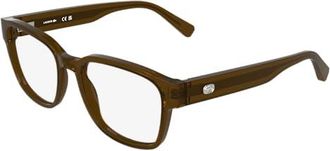 Lacoste L4012 200 Lunettes pour homme Transparent Marron 55/18/145